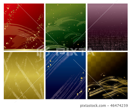 Japanese style brush and gradient texture - Stock Illustration ...