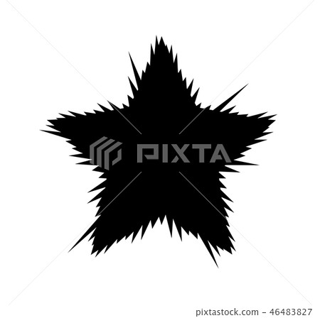 Exploding star Vector illustration with...-插圖素材 [46483827] - PIXTA圖庫