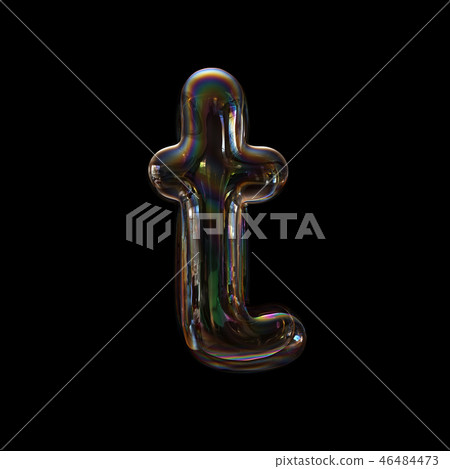 Soap bubble letter T - Lower-case 3d font - Stock Illustration ...