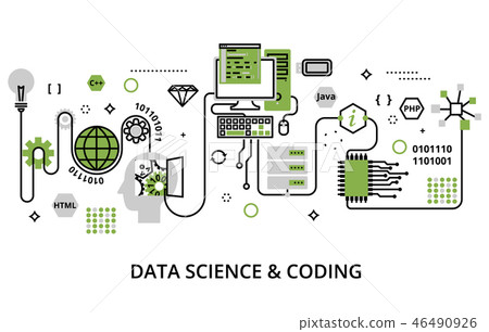 Concept of programming, development software - Stock Illustration ...