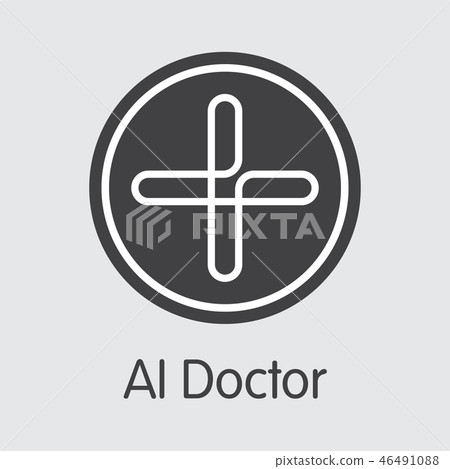 AIDOC - Aidoctor. The Crypto Coins or... - Stock Illustration [46491088 ...