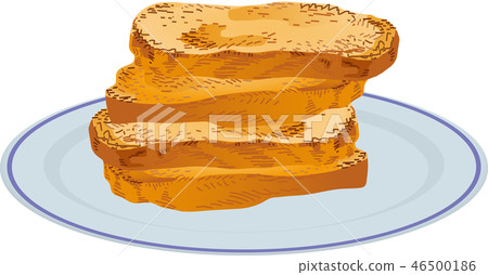 Rusk - Stock Illustration [46500186] - PIXTA