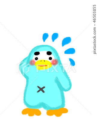 Embarrassed penguin. - Stock Illustration [46503855] - PIXTA