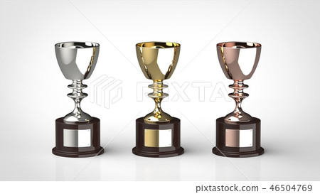 Three color trophy - Stock Illustration [46504769] - PIXTA