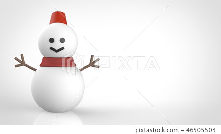 Snowman arm left front - Stock Illustration [46505503] - PIXTA