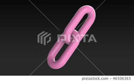 Link icon pink black background - Stock Illustration [46506363] - PIXTA