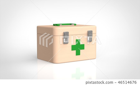 First aid kit green - Stock Illustration [46514676] - PIXTA