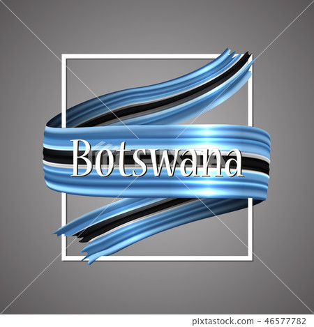 Botswana flag. Official national colors. Botswana - Stock Illustration ...