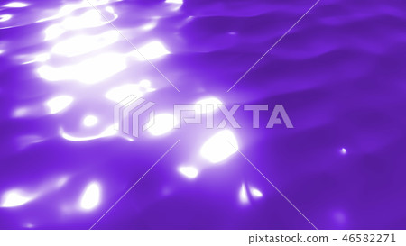 Violet ocean wave with sun path - Stock Illustration [46582271] - PIXTA