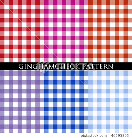 Gingham check pattern - Stock Illustration [46595895] - PIXTA