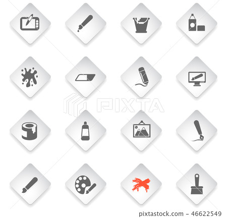 art icon set-插圖素材 [46622549] - PIXTA圖庫