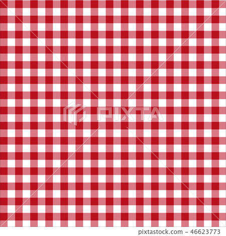 Gingham check red - Stock Illustration [46623773] - PIXTA