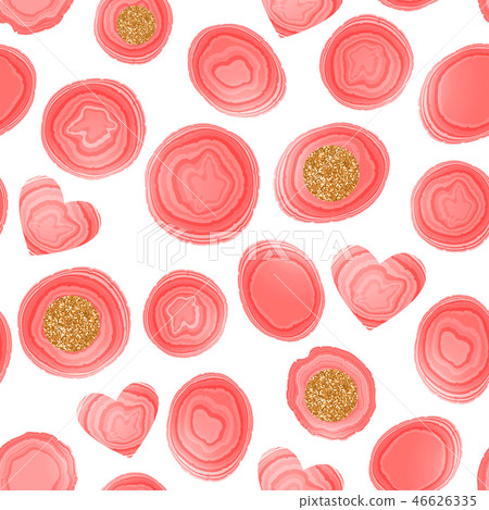 Stone slice trendy colar Vector Seamless pattern - Stock Illustration ...