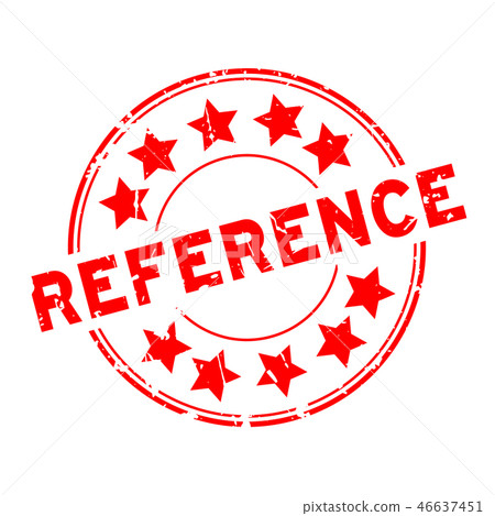 Grunge red reference word rubber seal stamp-插圖素材 [46637451] - PIXTA圖庫
