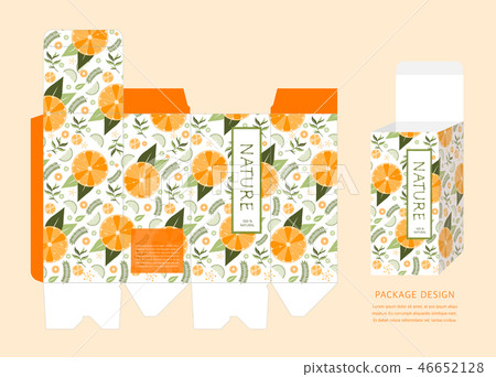 Pattern Packing Package Design - Stock Illustration [46652128] - PIXTA