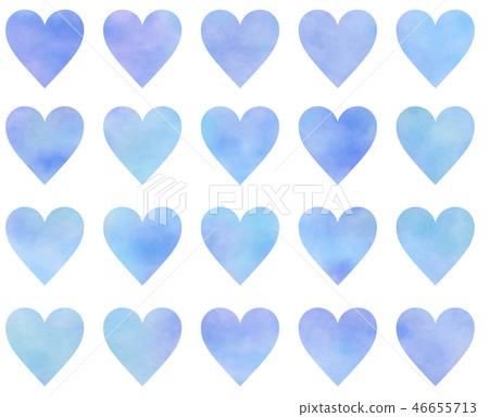 Heart cold color - Stock Illustration [46655713] - PIXTA
