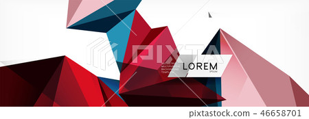 Science background. Abstract triangle pattern....-插圖素材 [46658701] - PIXTA圖庫