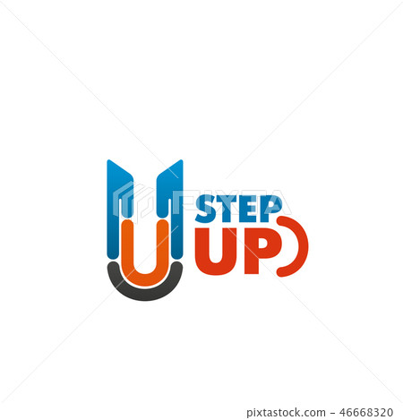 Step up vector emblem - Stock Illustration [46668320] - PIXTA
