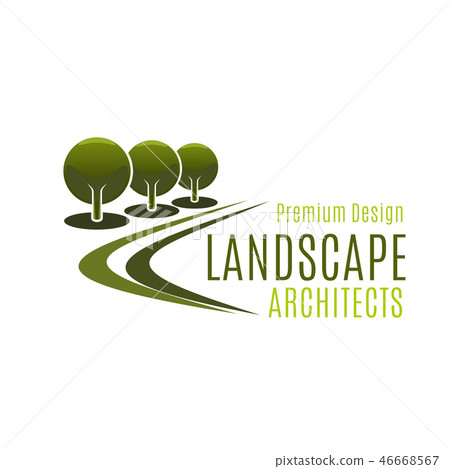 Design landscape architects badge - Stock Illustration [46668567] - PIXTA