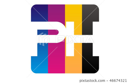 Letter PH Print Hub - Stock Illustration [46674321] - PIXTA
