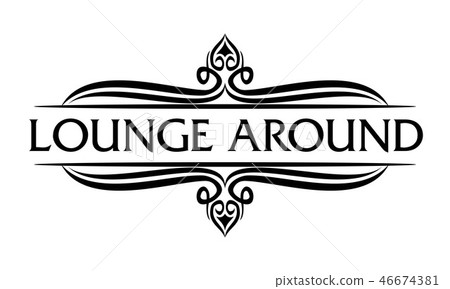 letter lounge around - Stock Illustration [46674381] - PIXTA