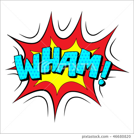 Wham sound effect illustration-插圖素材 [46680820] - PIXTA圖庫