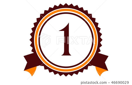 Modern Number 1 - Stock Illustration [46690029] - PIXTA