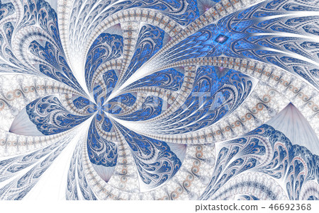 Beautiful fractal structure or butterfly in stain - Stock Illustration ...