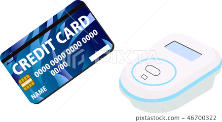 Electronic money credit card electronic payment... - Stock Illustration ...