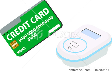 Electronic money credit card electronic payment... - Stock Illustration ...