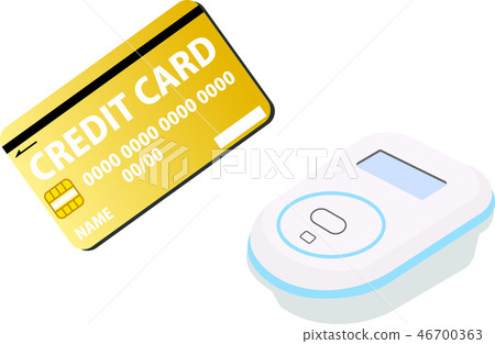 Electronic money credit card electronic payment... - Stock Illustration ...