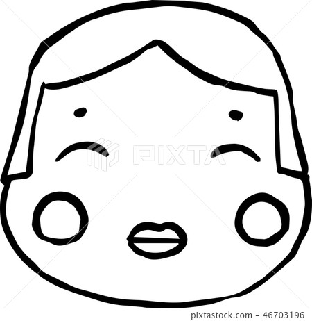 Setsubo Mamemaki Otaku Okame God of fortune... - Stock Illustration ...
