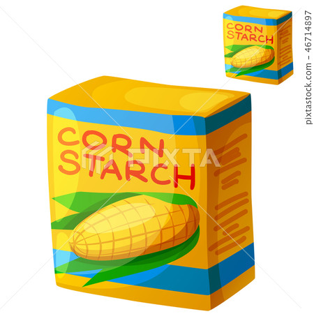 Cornstarch icon isolated on white background - Stock Illustration ...