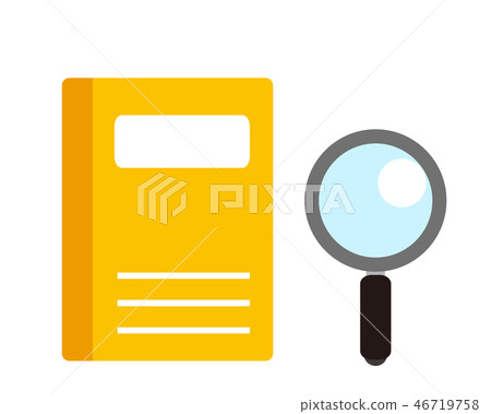 Bug Glasses Note Lens Writing Tool Loupe Vector - Stock Illustration ...