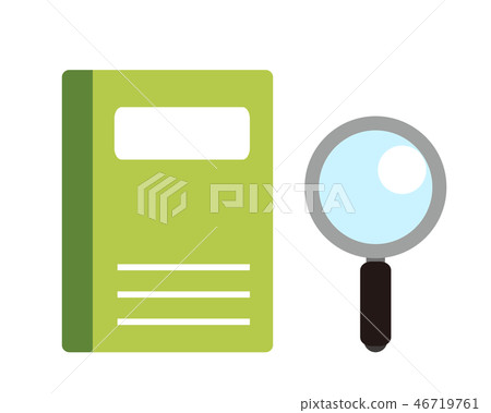 Bug Glasses Note Lens Writing Tool Loupe Vector - Stock Illustration ...