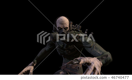 Nuclear post-apocalypse mutant - Stock Illustration [46740477] - PIXTA