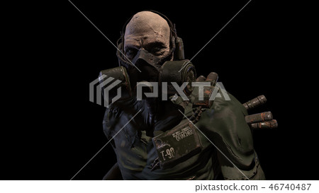 Nuclear post-apocalypse mutant - Stock Illustration [46740487] - PIXTA