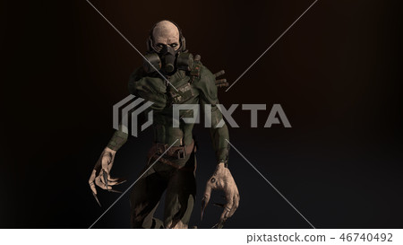Nuclear post-apocalypse mutant - Stock Illustration [46740492] - PIXTA