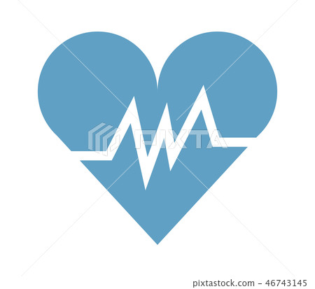 heart beating icon - Stock Illustration [46743145] - PIXTA