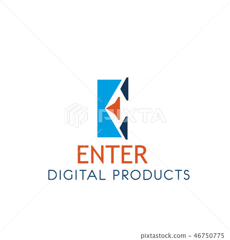 Digital products icon for web technology company - Stock Illustration ...