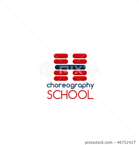 Choreography school vector sign - Stock Illustration [46752427] - PIXTA
