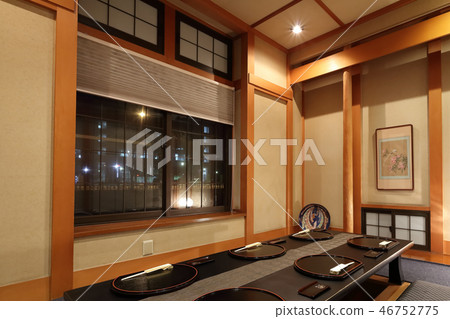 Kotei s private room Hori Kotatsu 6 seats Stock Photo 46752775 PIXTA