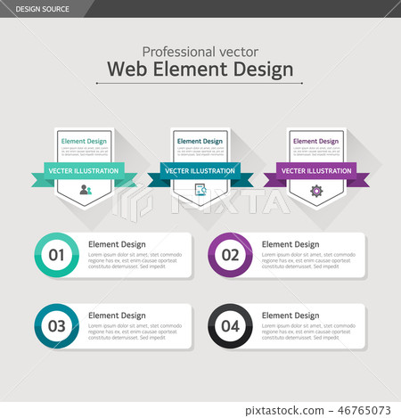 Business Label Design - Stock Illustration [46765073] - PIXTA