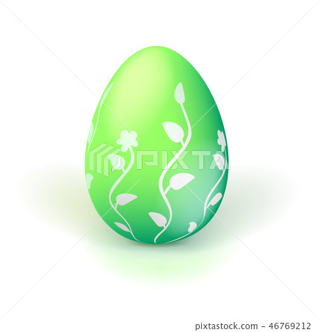 Happy Easter seasons holidays. Handmade Easter egg - Stock Illustration ...