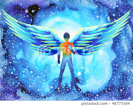 Thinking Angel Painting