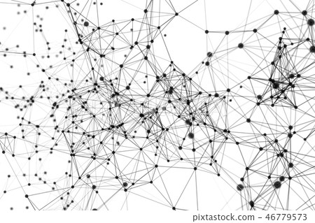 Black digital data and network connection... - Stock Illustration ...