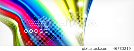 Smooth liquid blur wave background, color flow... - Stock Illustration ...