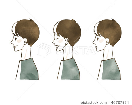Male-Facial Expression (side profile) - Stock Illustration [46787554 ...