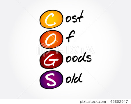 COGS - Cost of Goods Sold acronym - Stock Illustration [46802947] - PIXTA