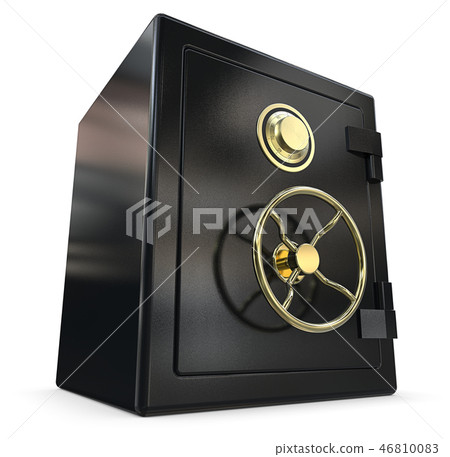 Black Security Safe. - Stock Illustration [46810083] - PIXTA
